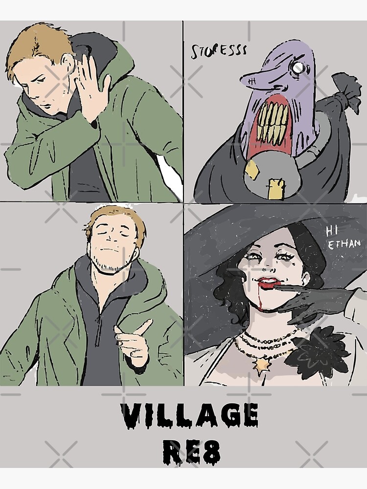 Lady Dimitrescu And Ethan Winter Re8 Memes Poster For - vrogue.co