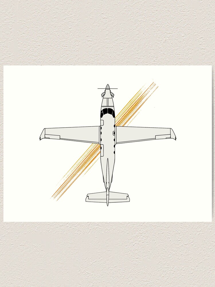 "Pilatus PC-12 Overview" Art Print for Sale by RampRatGear | Redbubble