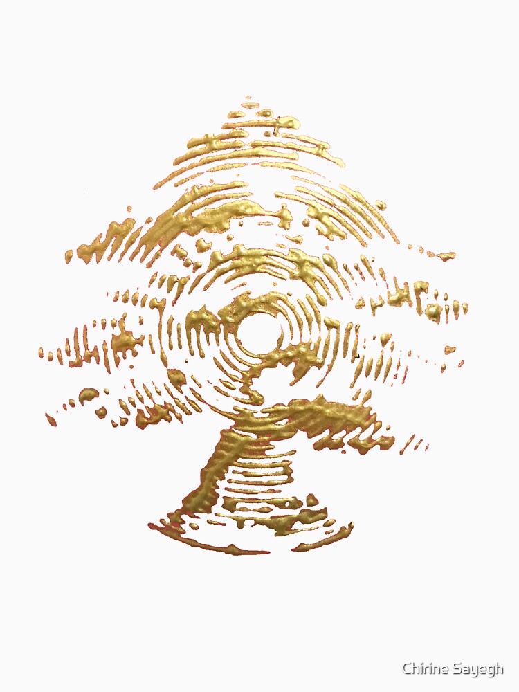 "Golden Cedar" T-shirt for Sale by ChirineSayegh | Redbubble | lebanon ...