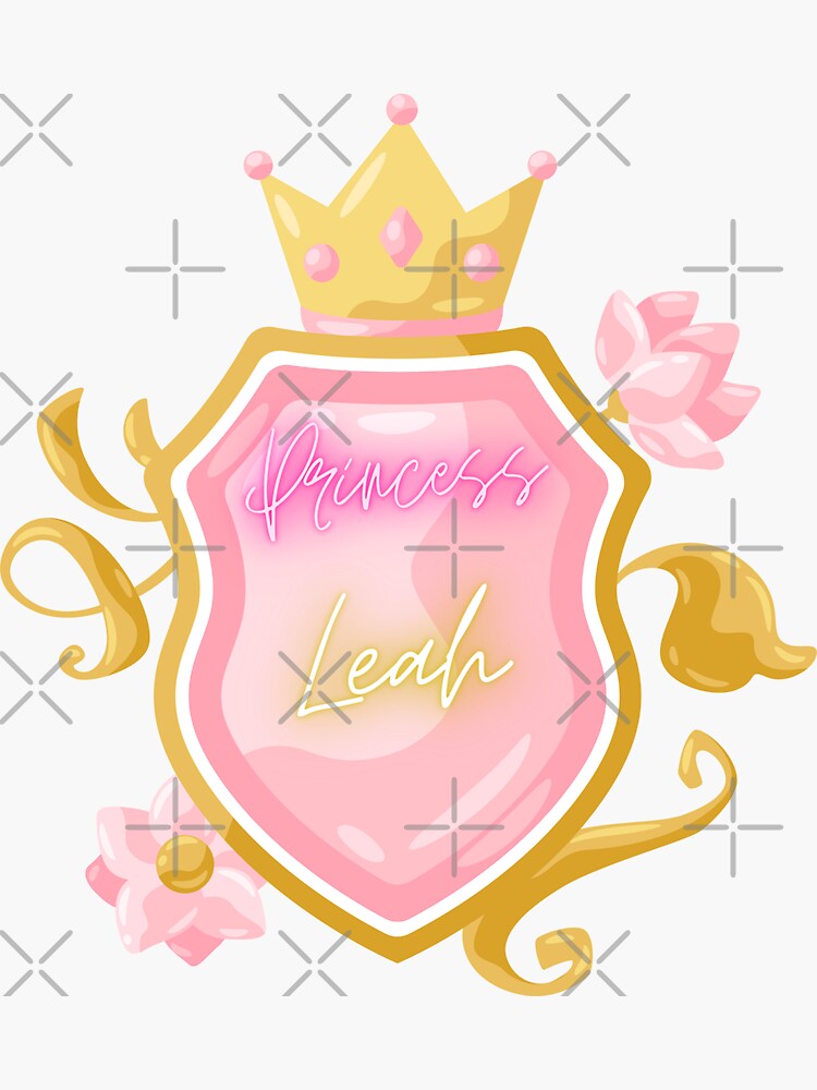 "Princess Leah" Sticker by Sheen-designs | Redbubble