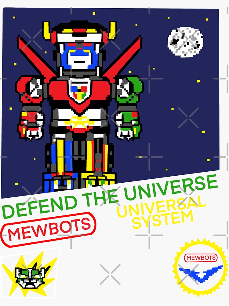 "Lionbot game" Sticker by Shoryotombo | Redbubble