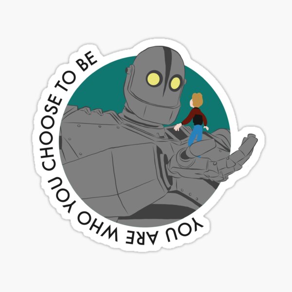 "the iron giant" Sticker by martz99 | Redbubble