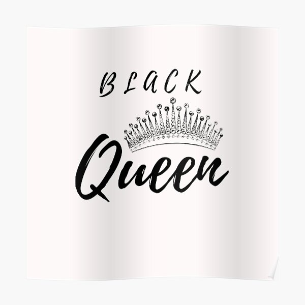 "Black Queen logo" Poster by SPontes | Redbubble