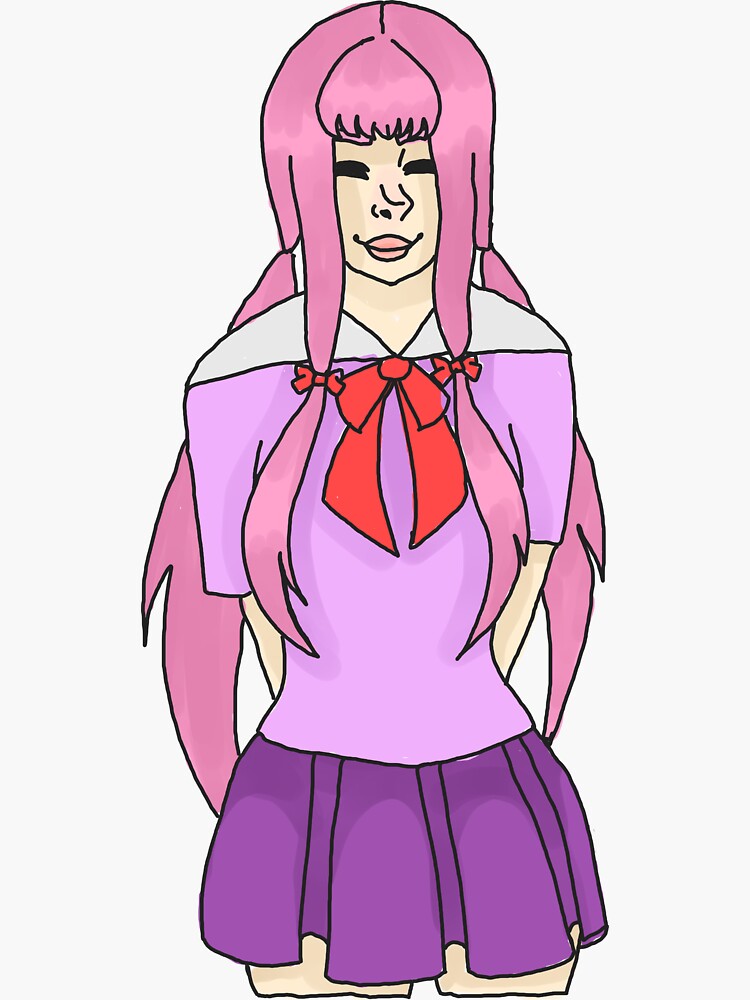 "Yuno Gasai " Sticker by KillerBunnyArts | Redbubble