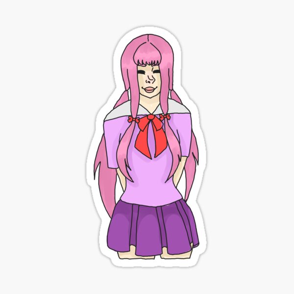 "Yuno Gasai " Sticker by KillerBunnyArts | Redbubble