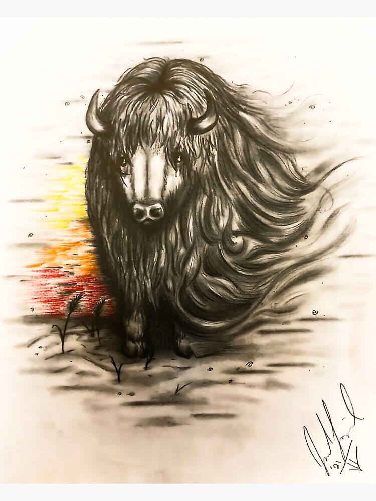 "Ghost of the Buffalo Rider" Poster by Jailbirds | Redbubble