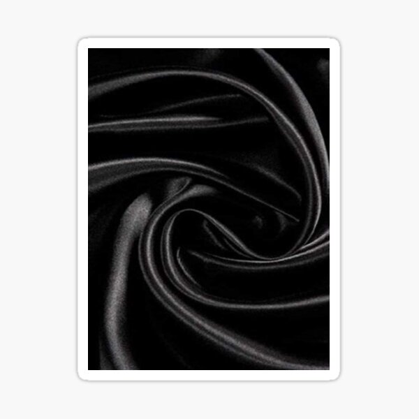"Black Satin" Sticker by allfandomstuff | Redbubble