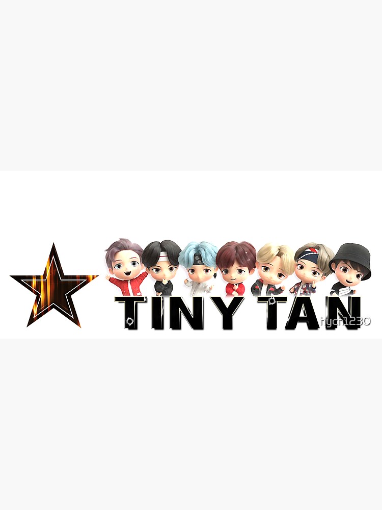 "TinyTan Star Design" Sticker for Sale by hych1230 | Redbubble