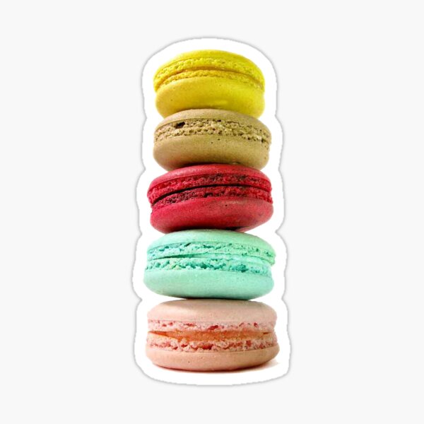 "Macaroons " Sticker for Sale by skodapop | Redbubble