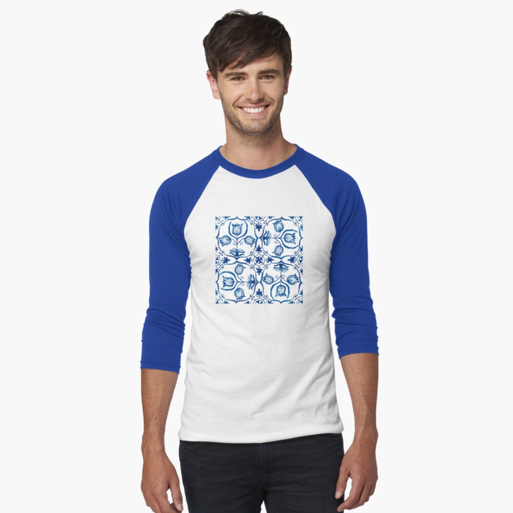 "Delft Blue Tulips" Sticker for Sale by hannahpaulk | Redbubble