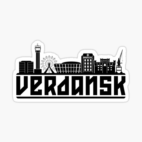 "Verdansk Skyline" Sticker for Sale by DragonGFX | Redbubble