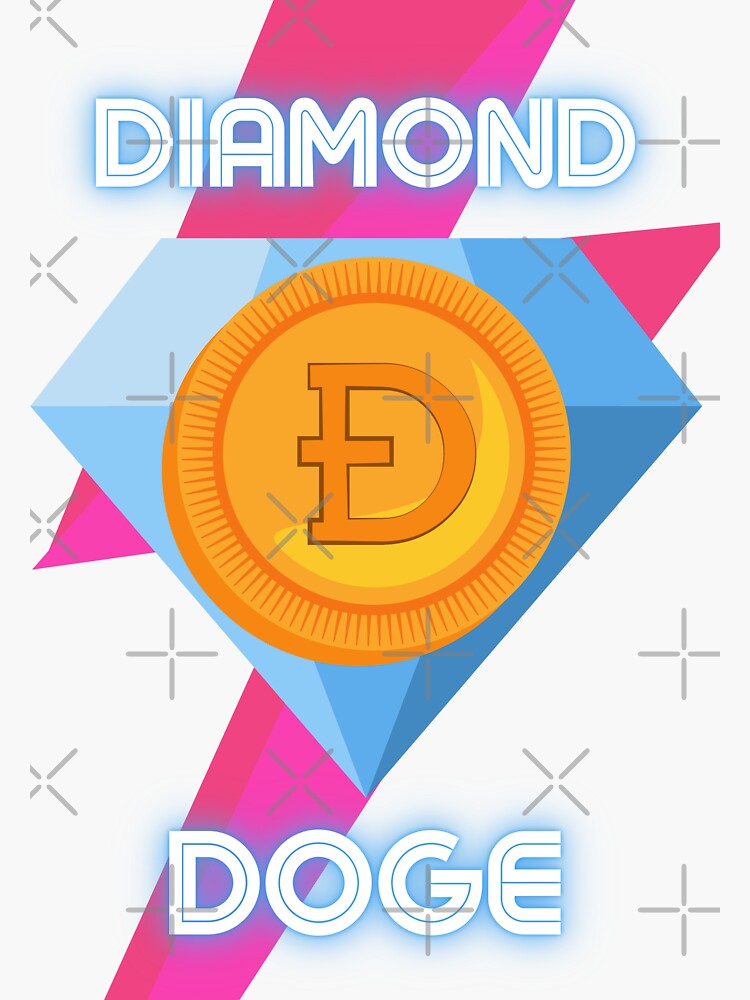 "Diamond Doge" Sticker for Sale by CircleJerkTees | Redbubble