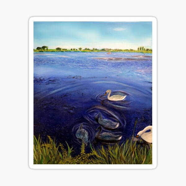 "Lake (Lough Neagh)" Sticker by Joeg82 | Redbubble