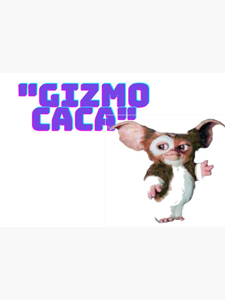 "Gremlins, 1984 - "Gizmo Caca" Quote" Sticker for Sale by benk1986 ...