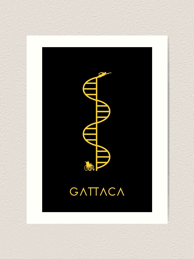 "GATTACA - Black" Art Print for Sale by UbeBones | Redbubble