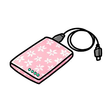 "External hard drive - Kawaii Cute Pink Girl Trendy Student Flowers ...