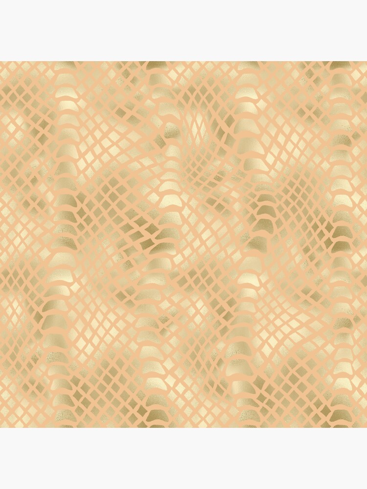 "Sparkly snakeskin design - pink and gold" Sticker for Sale by ...