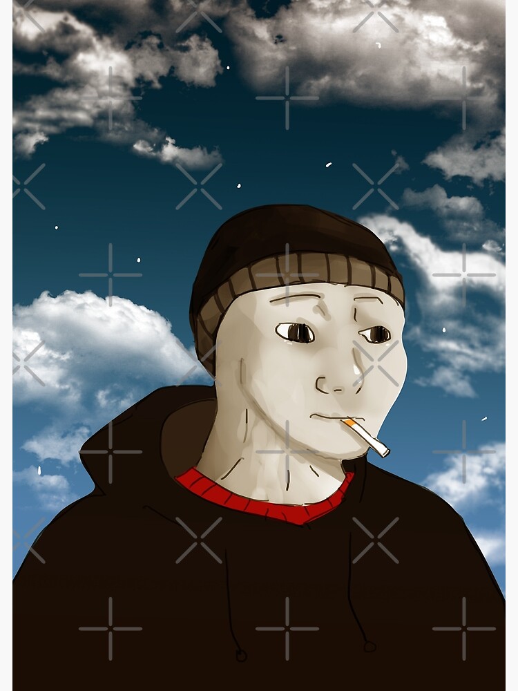 "cooler doomer meme" Canvas Print for Sale by ArtOutfit | Redbubble