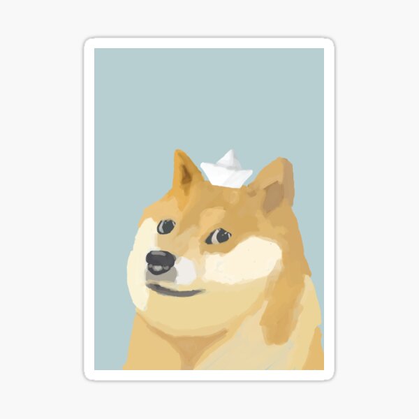 "doge meme" Sticker by ArtOutfit | Redbubble