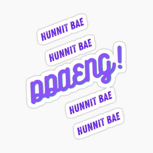 "Ddaeng" Sticker for Sale by jdubsms | Redbubble