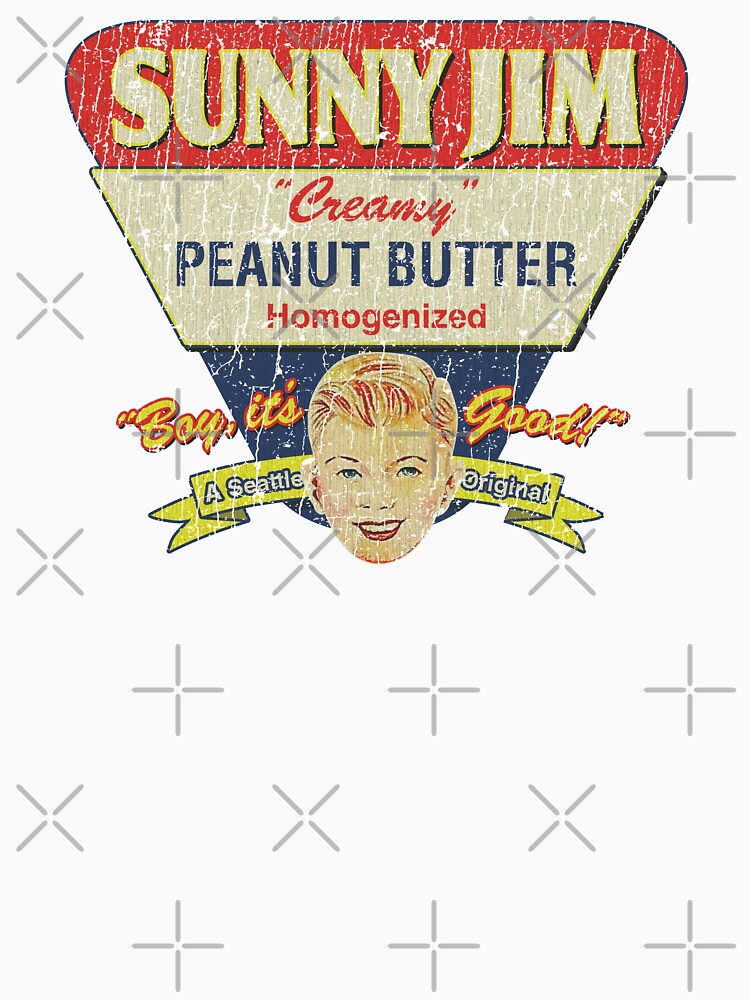 "Sunny Jim Peanut Butter 1921" T-shirt for Sale by AstroZombie6669 ...