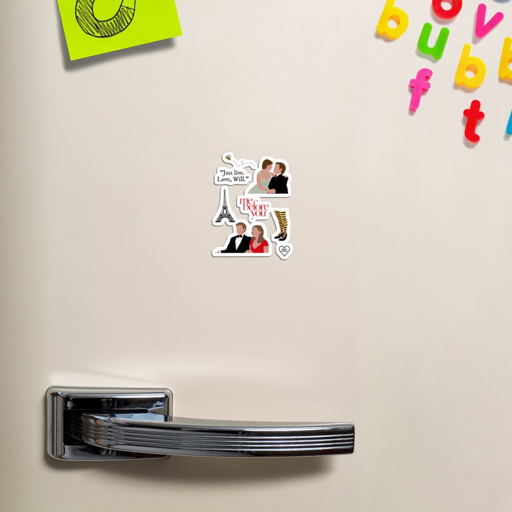 "Pack stickers Me before you" Sticker by madlylouist | Redbubble
