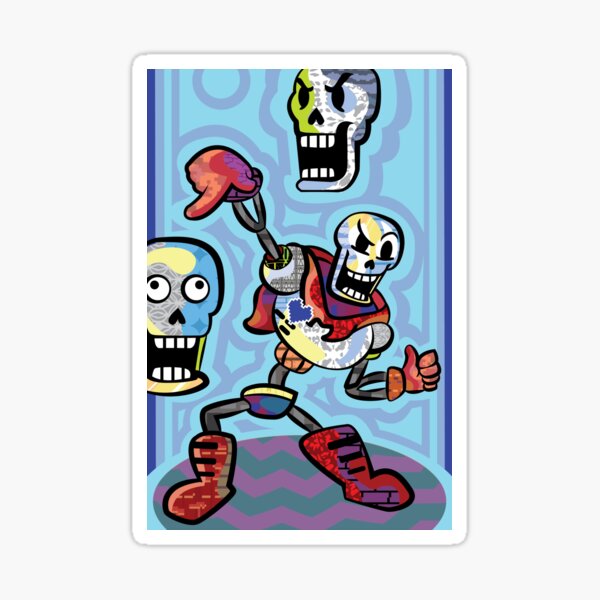 "Papyrus art" Sticker by ChocheEriSumo | Redbubble