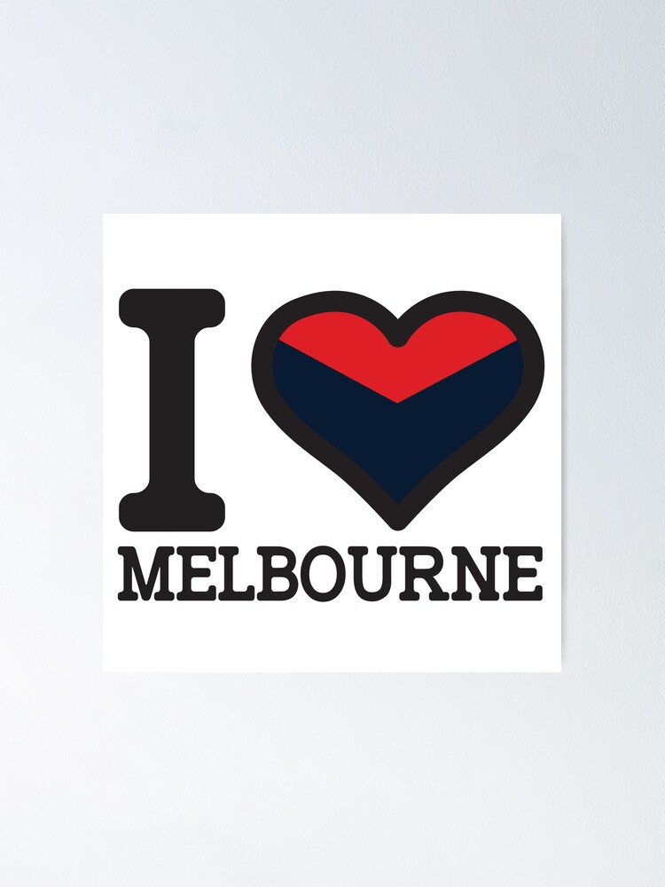 I love Melbourne” AFL & AFLW Inspired Apparels, Merchandise, T Shirts ...
