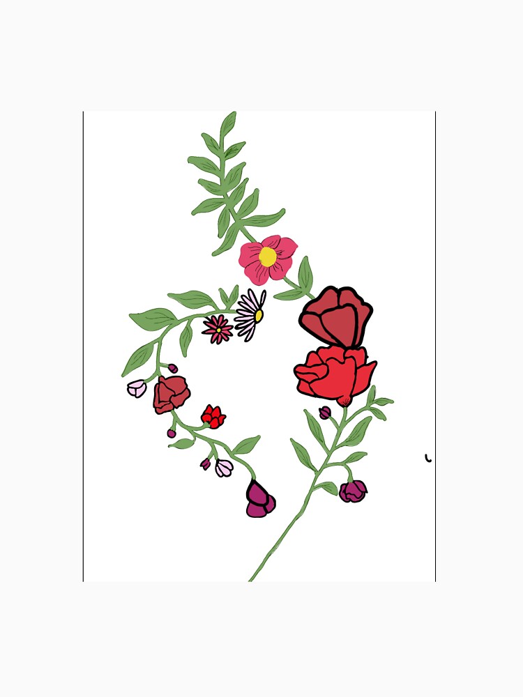 "NEDA colorful flower design " T-shirt for Sale by sabrinalblank ...