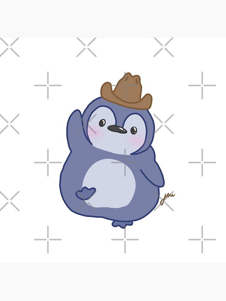 "Cowboy Penguin" Poster for Sale by ApricottAesth | Redbubble