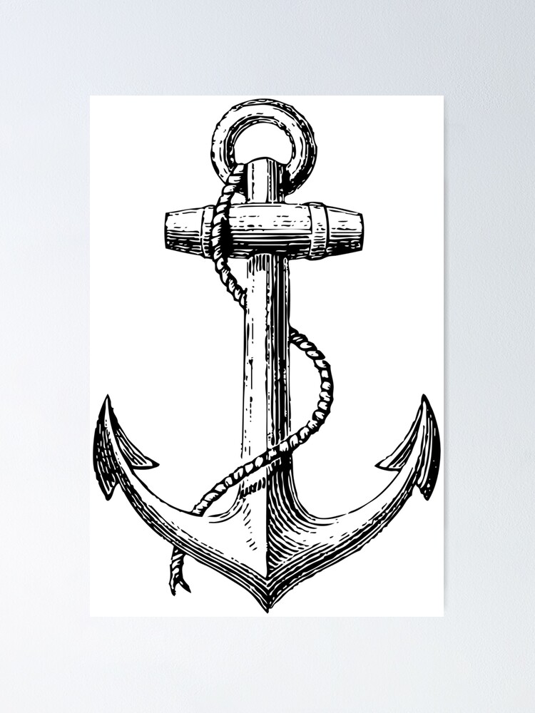 "Classic Anchor" Poster for Sale by cartoon | Redbubble