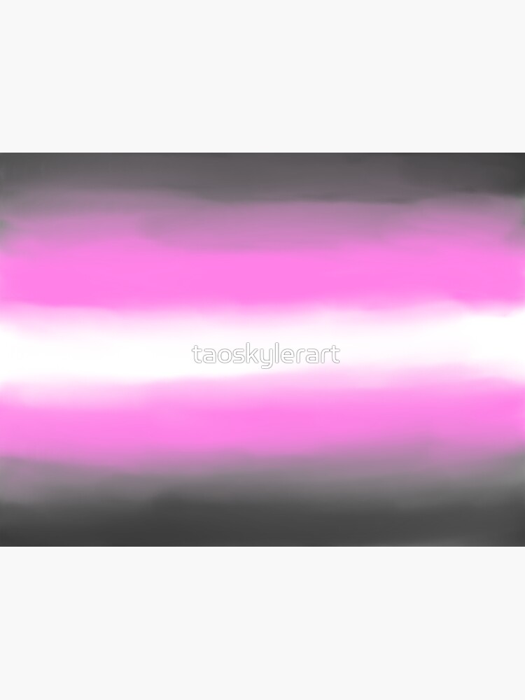 "Painted Demi girl pride flag" Sticker by taoskylerart | Redbubble