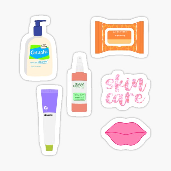"Skin care" Sticker by Himdesigns | Redbubble
