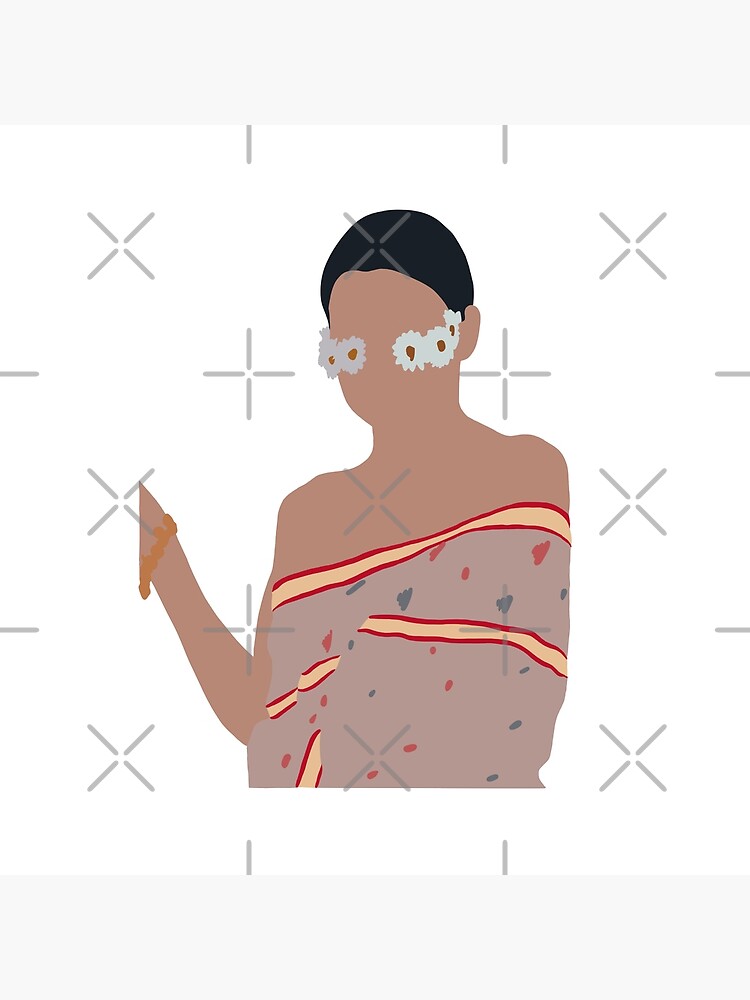 "Indie Daisy Face Lady" Poster by princesssomo21 | Redbubble