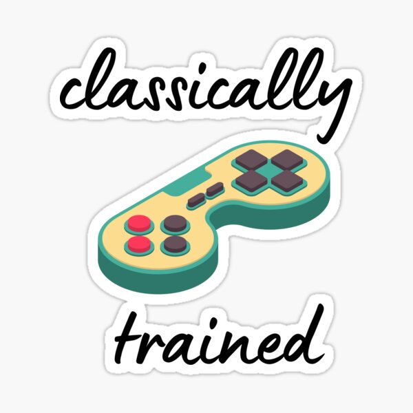 "Classically Trained" Sticker by NerdvanaDesigns | Redbubble