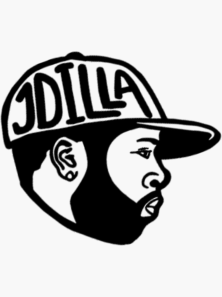 "J dilla donuts" Sticker by sajidwuteng | Redbubble