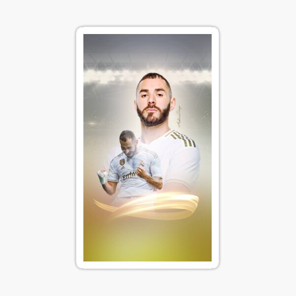 "Karim Benzema" Sticker for Sale by lestybillar17 | Redbubble