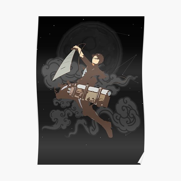 Póster «Levi Ackerman Spin - Shingeki no Kyojin» de reelanimedragon ...