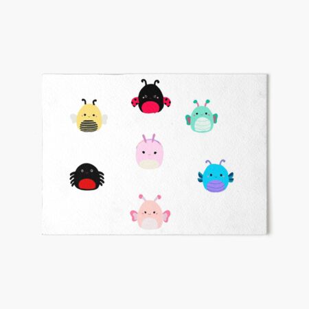 "squishmallow insect sticker pack " Art Board Print by Oddreyjackson ...