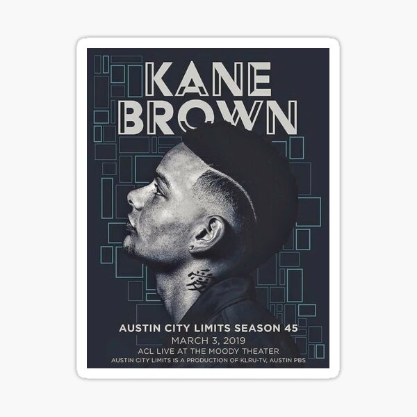 "Kane Brown" Sticker by CampyVeteran | Redbubble