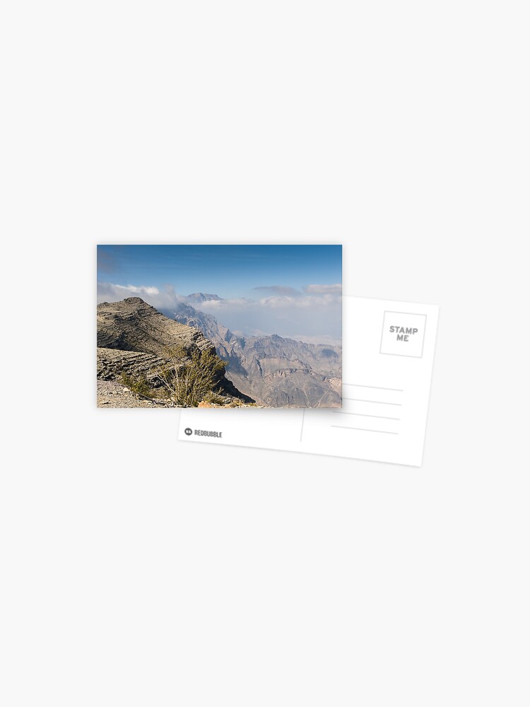 Postkarte for Sale mit "Hajar-Gebirge, Oman" von Mark Prior | Redbubble