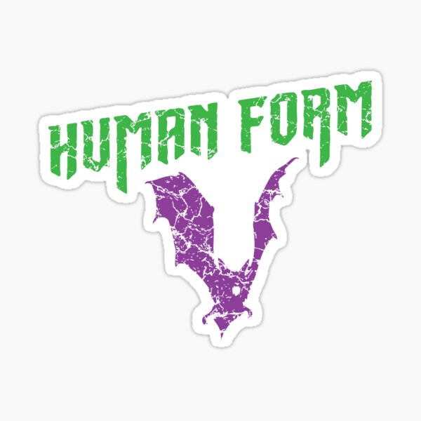 "bat! - human form" Sticker for Sale by karamzack | Redbubble