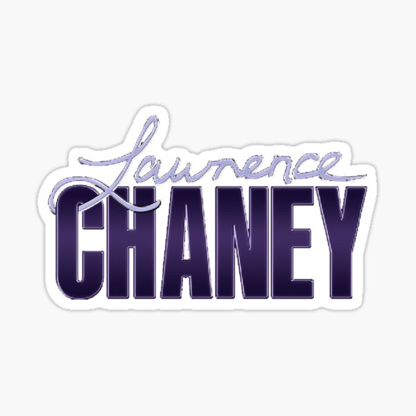 "Lawrence Chaney - Logo Text Name" Sticker for Sale by laisarara ...