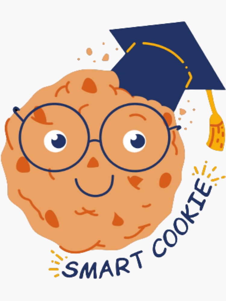 "one smart cookie" Sticker for Sale by AljaS | Redbubble