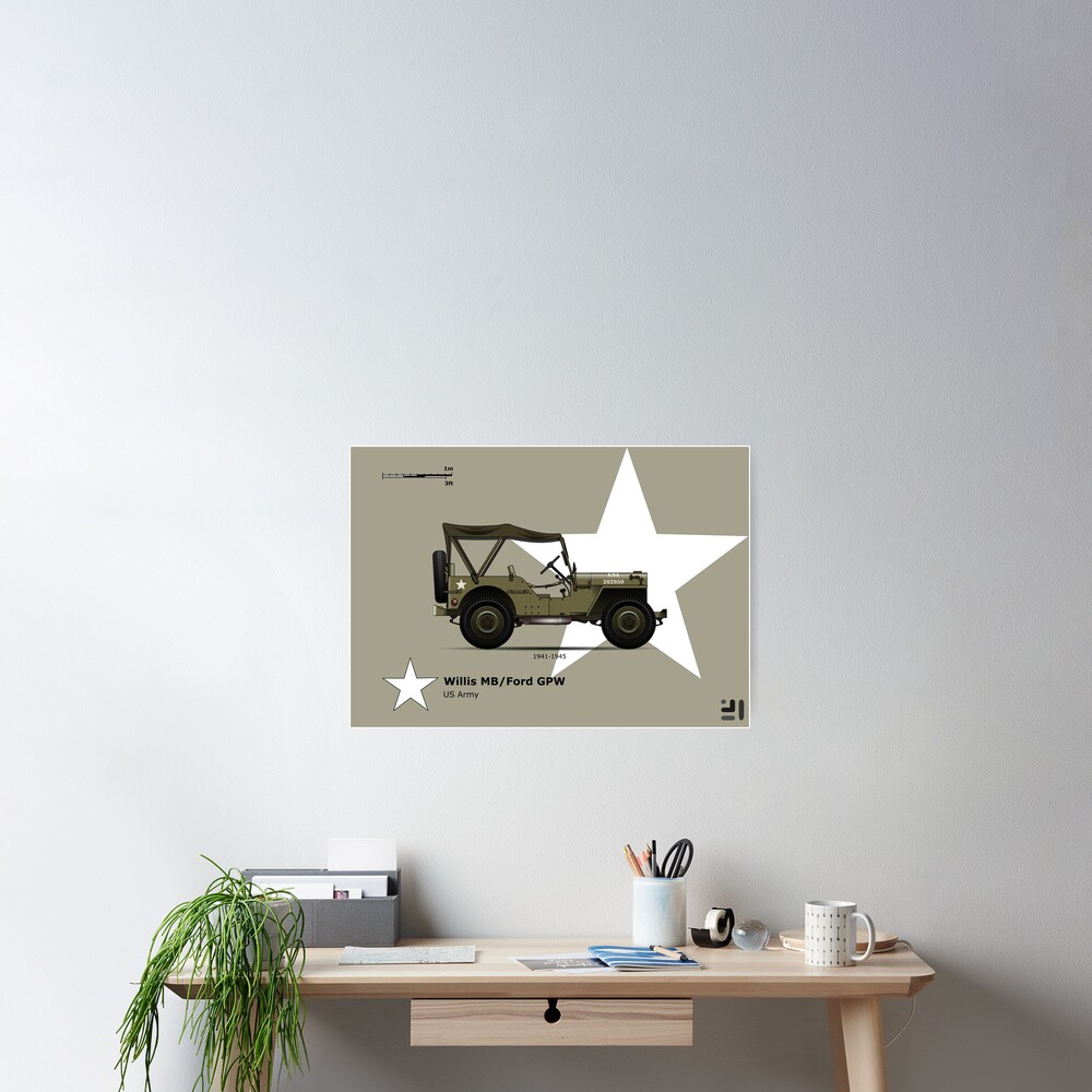 "Willis MB /Ford GPW " Poster by DrewPodshe | Redbubble
