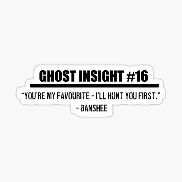 "Phasmophobia inspired "Ghost Insight #16: Banshee" t-shirt" Sticker ...