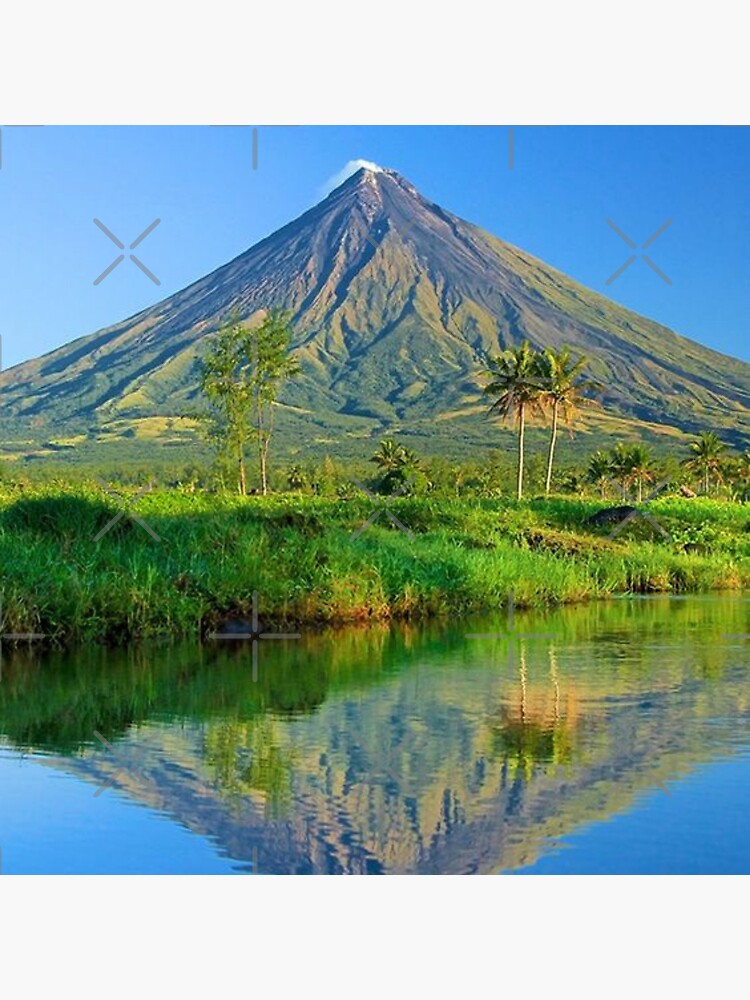 "Philippines Mayon Volcano " Poster for Sale by dailygarbs | Redbubble