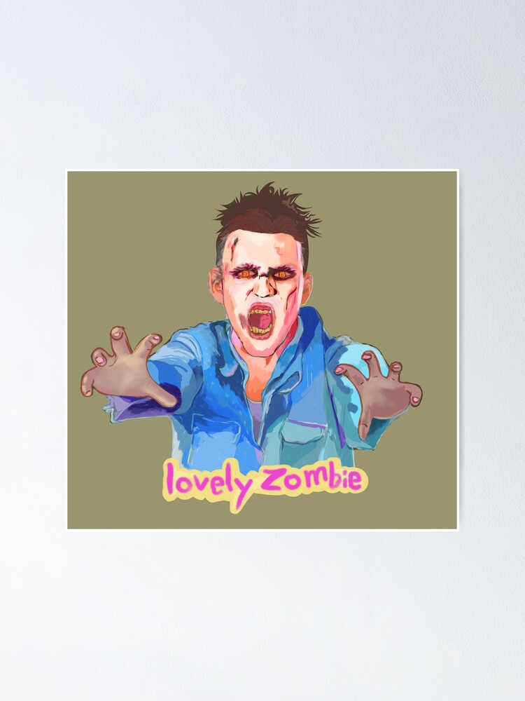 "a lovely zombie not scary_colored" Poster for Sale by KYUNGMEENO ...