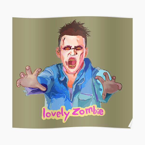 "a lovely zombie not scary_colored" Poster for Sale by KYUNGMEENO ...
