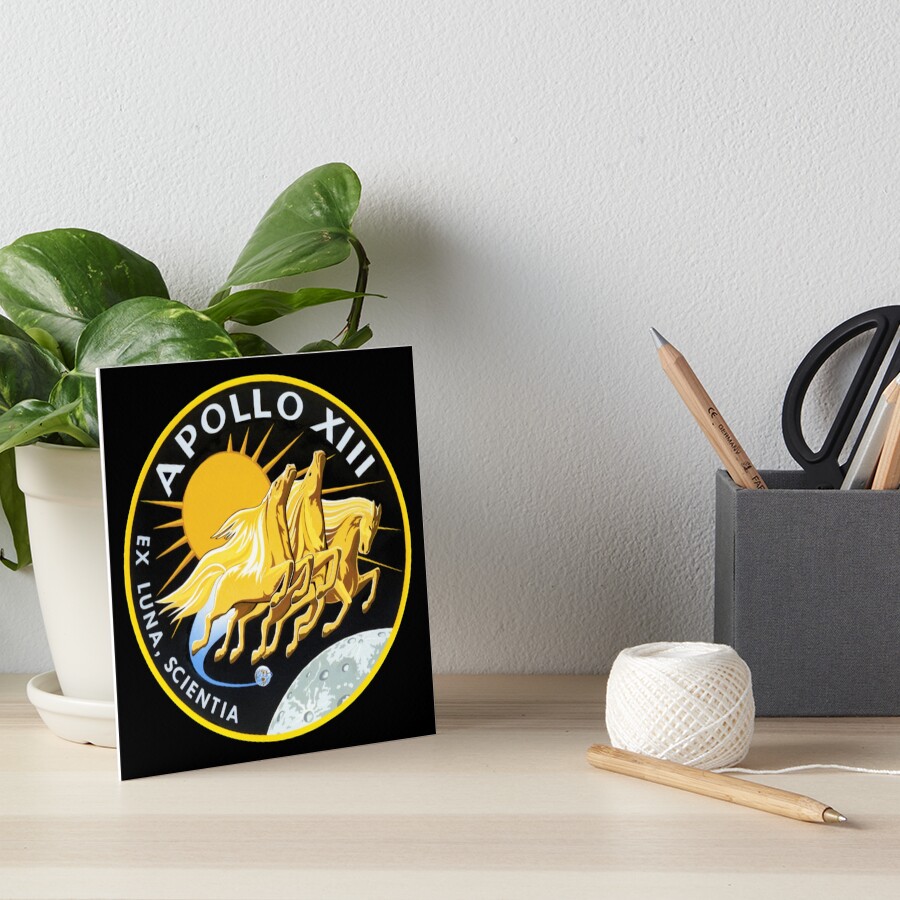"Apollo 13 logo" Art Board Print by trendistudio | Redbubble